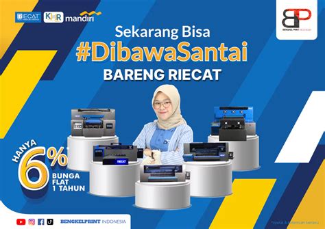Printer Dtf Dtg Uv Riecat Kini Bisa Sistem Kredit