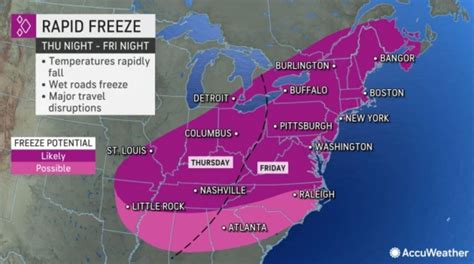 Nj Weather Dangerous Flash Freeze Could Follow Heavy Rain Flooding
