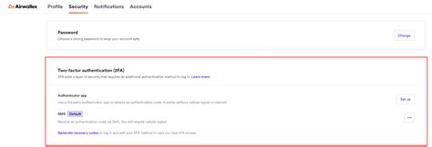 Two Factor Authentication Airwallex Help Centre