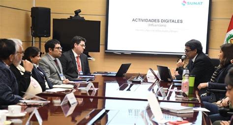 Sunat Se Reunió Con Influencers Para Orientarlos Sobre Sus Obligaciones