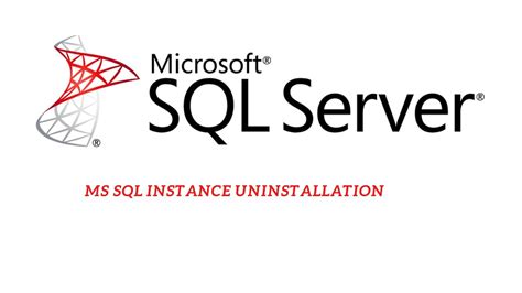 how to uninstall ms sql instance uninstallation databaseadministrator
