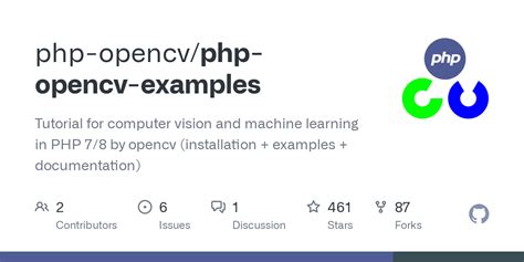 Github Php Opencvphp Opencv Examples Tutorial For Computer Vision And Machine Learning In