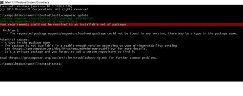Magento Enterprise Magneto Setup Using Composer Update Stack Overflow