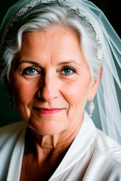 Premium Ai Image A Bride With A Veil On Her Head