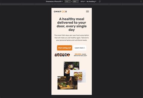 GitHub Witchers Code Omnifood Landing Page For A Food Delivery Company