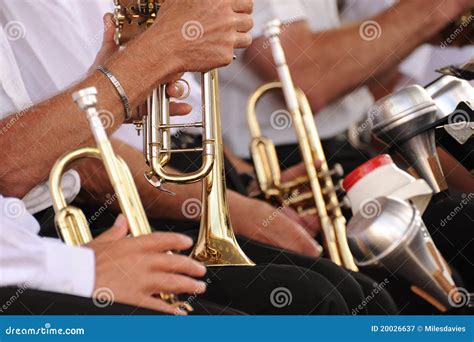 Brass Band Stock Image Image Of Tunes Music People 20026637