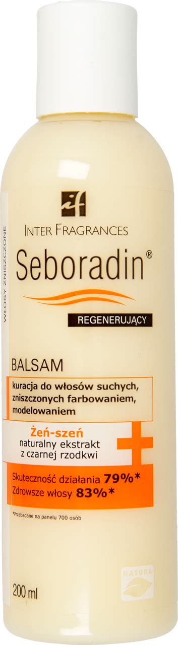SEBORADIN balsam do włosów suchych zniszczonych farbowaniem modelowaniem ml Drogeria