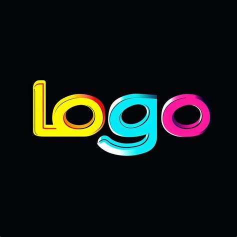 A Colorful Logo That Says Get Up On A Black Background Premium Ai