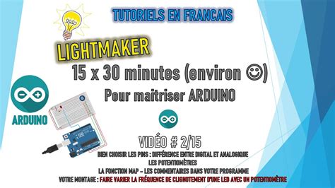 TUTO 2 15 TUTO ARDUINO TUTORIEL ARDUINO POUR DEBUTANTS YouTube