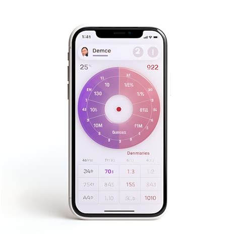 Premium Photo Mobile App Layout Design Of Menstrual Cycle Tracker