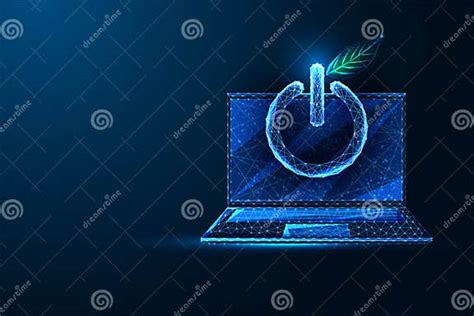 Carbon Efficient Technology Sustainable Computing Concept Green It Eco Friendly Innovation