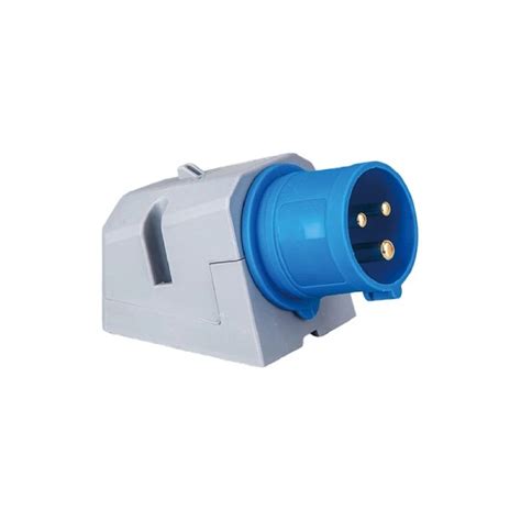 Industrial Cee Power Plugs Iec 60309 Male Plug 3 Poles 2p E 16a 200 250v 6h Ip44 Blue Made