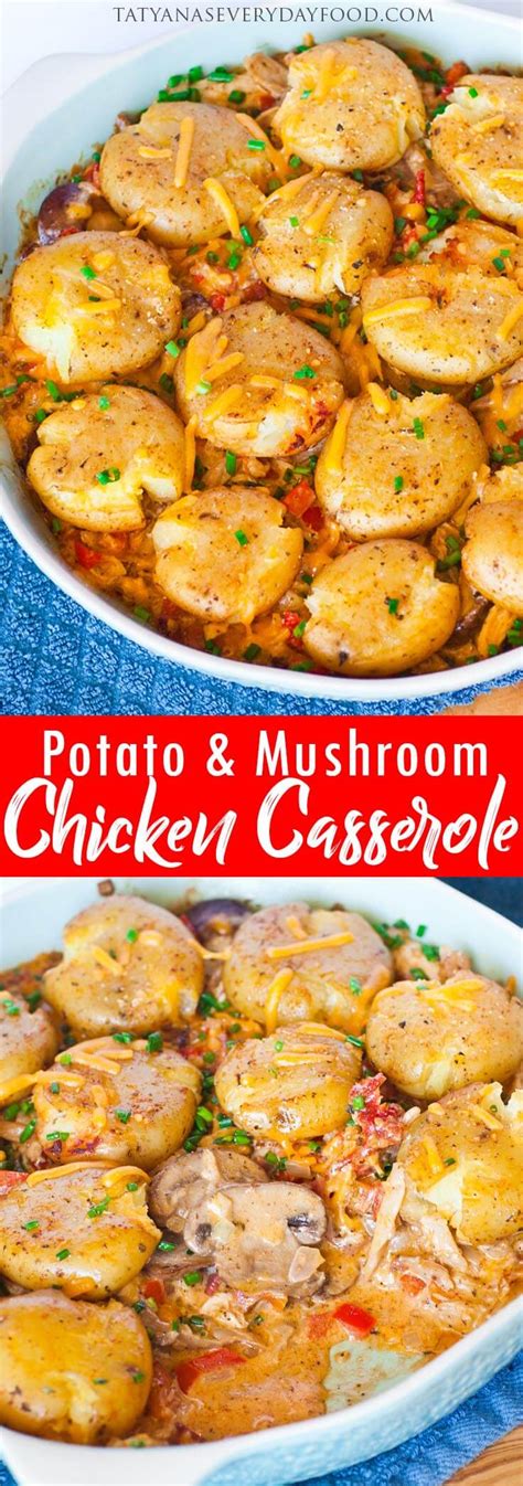 Creamy Potato And Chicken Casserole Recipe Video Tatyanas Everyday Food