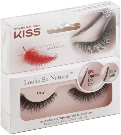 2 Pack Kiss Looks So Natural Lashes Flirty 1 Ea