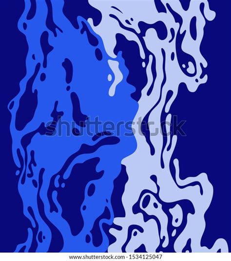Stock Vektor „original Texture Form Wave Repeats Plastic“ Bez