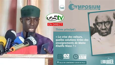 Replay Symposium Ziarra Léona Niasséne 2024waxtanou Serigne Babacar