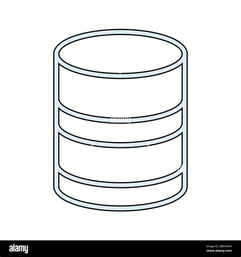 Beautiful Database Vector Line Icon Stock Vector Image And Art Alamy
