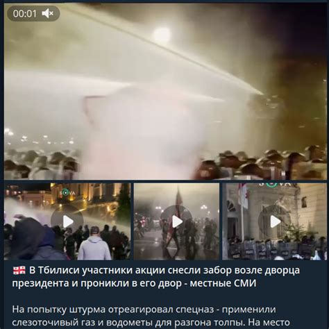 Протест в Тбілісі мітинг перетворився на сутичку із силовиками Главред