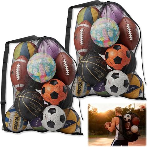Extra Grote Sporttassen Set 2 Stuks Voor Voetbal Basketbal En Volleybal Bol