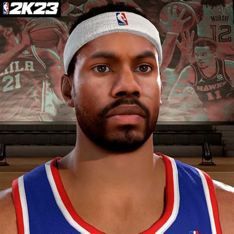 NBA 2K23 Rasheed Wallace Cyberface Retro Legend