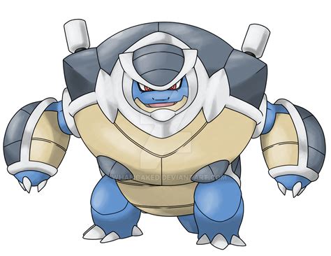 Mega Blastoise X Reupload By Whamcaked On Deviantart