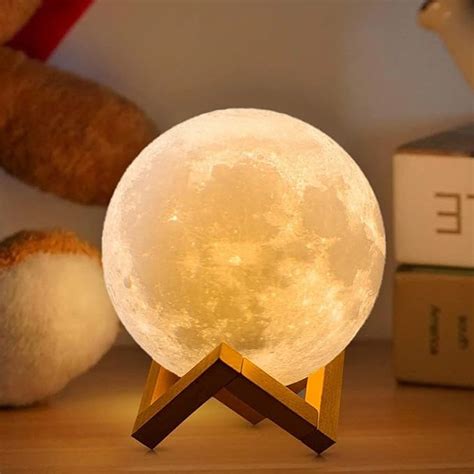 Cpla Moon Lamp 2023 Upgrade With Timing 3d Moon Night Light 16 Colors