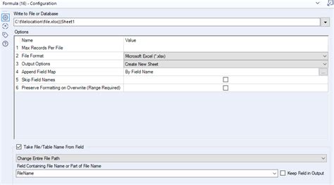 Solved Single Output Different Sheets Alteryx Community