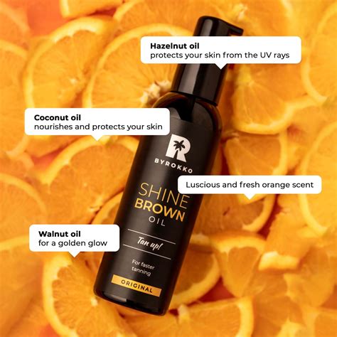Ulei Bronzant ByRokko Shine Brown Tanning Oil 150 Ml EMAG Ro