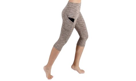 Ododos High Waist Pocket Yoga Pants Tummy Control Small Groupon