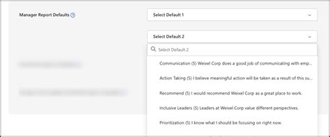 Viva Glint 프로그램 요약의 보고 설정 Microsoft Learn
