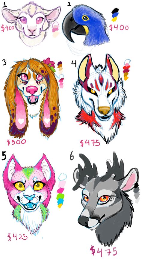 Fursuit Adoptables Open By Aliethekitsune On Deviantart