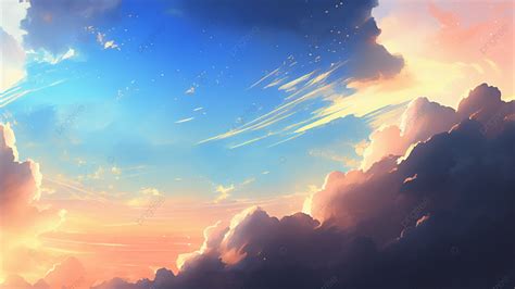 하늘 일몰 구름 아름다운 배경 하늘 하늘이 일몰 배경 일러스트 및 사진 무료 다운로드 Pngtree