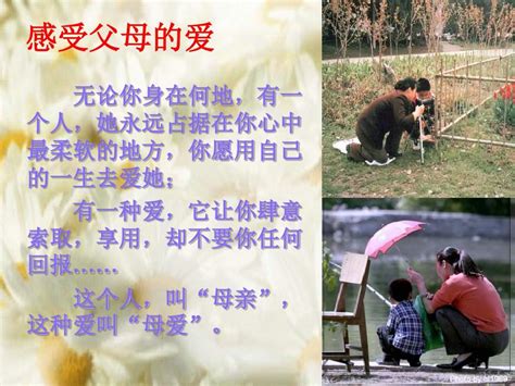 感恩教育主题班会《感受父母的爱》ppt课件 皮皮虾