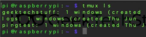 The Basics Of Tmux The Terminal Multiplexer Linux GeekTechStuff