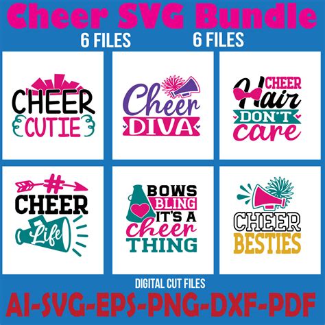 Cheer Svg Bundle Masterbundles