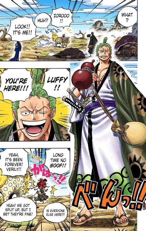 One Piece Manga Colored Panels