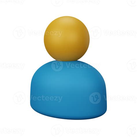 3d Rendering User Isolated Useful For User Interface Apps And Web Design Illustration 9363442 Png