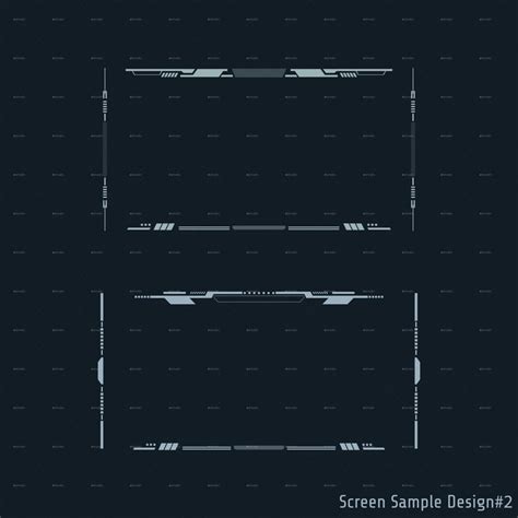 Hud Futuristic User Screen Interface Element Set