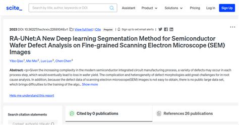 ra unet a new deep learning segmentation method for semiconductor wafer