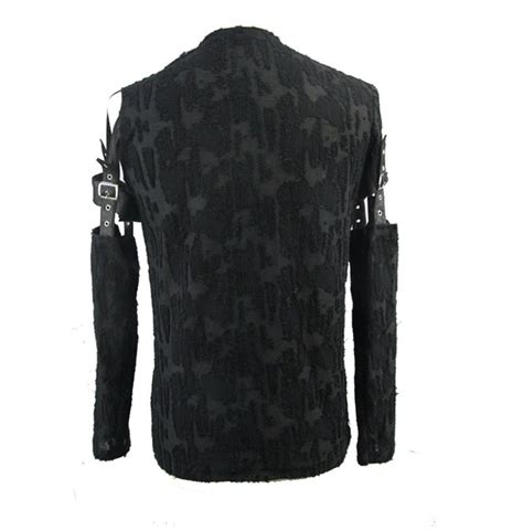 Gothic Removable Sleeves Buckle Straps Patchwork Front Rebelsmarket