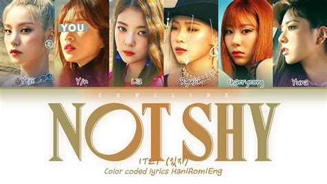 ITZY 있지 NOT SHY Karaoke You as a member 6 members ver Han