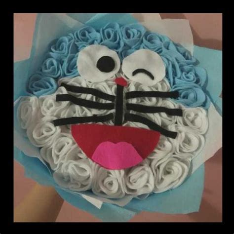 Buket Bunga Doraemon