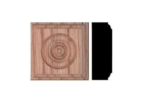 7 8x 2 1 2 Mdf Rosette Block Huge Volume Discounts