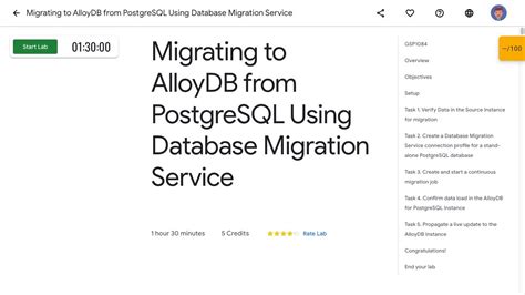 Migrating To Alloydb From Postgresql Using Database Migration Service Gsp1084 Youtube