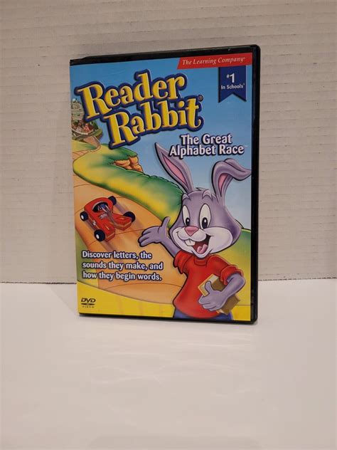 Reader Rabbit The Great Alphabet Race Dvd Ebay