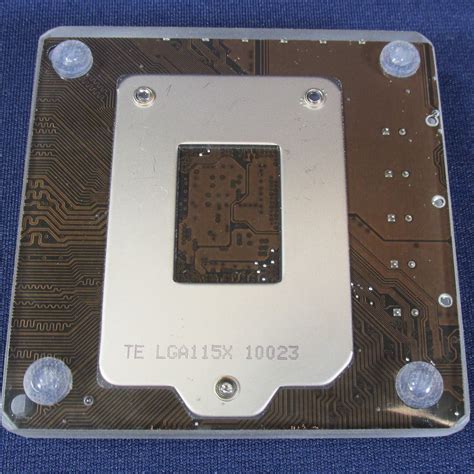 Intel Core I CPU Motherboard Handmade Clear Epoxy Resin Coaster With Socket CPU Jawa