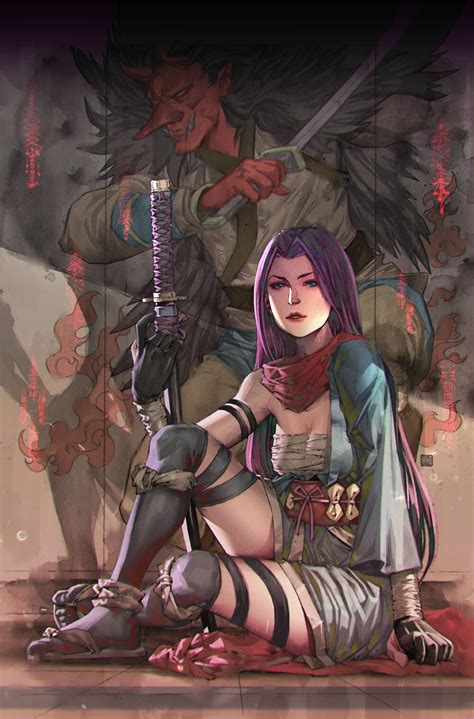 Wallpaper Cartoon Cg Artwork Art Long Hair Fictional Character