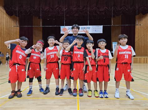 한기범농구교실 용산점 용산구문화체육센터 저학년의 반란 김포고양 I리그에서 눈부신 성과 2025년