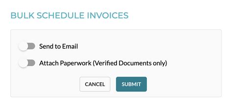 Bulk Schedule Invoices Eka Solutions Inc