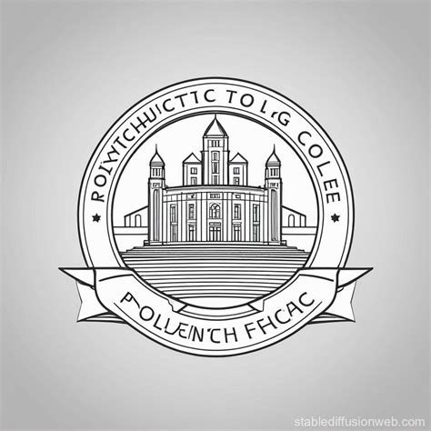 Polytechnic College Russias Logo Stable Diffusion Online